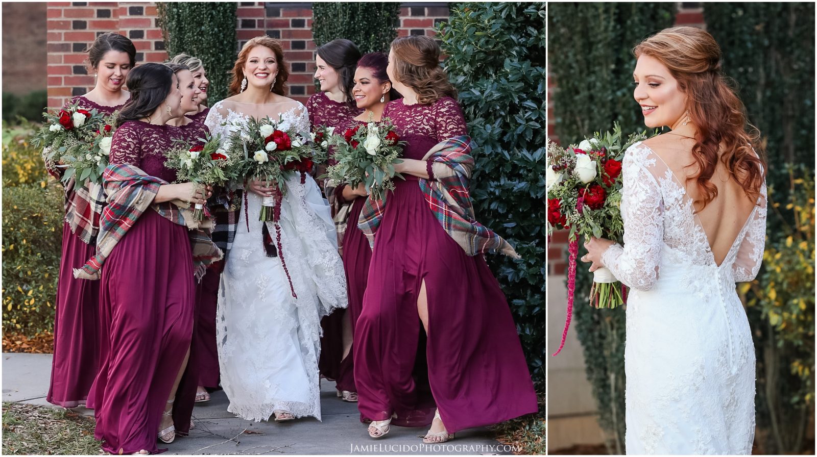 Winter Wedding at Lenoir Rhyne Grace Chapel with Jamie Lucido