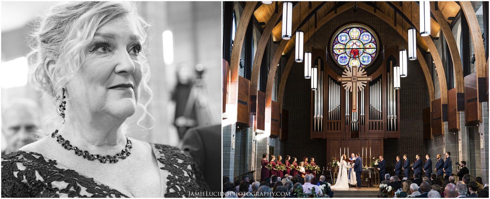 Winter Wedding at Lenoir Rhyne Grace Chapel with Jamie Lucido