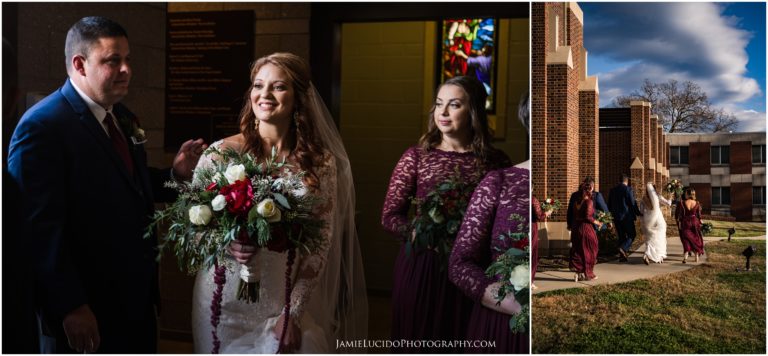 Winter Wedding at Lenoir Rhyne Grace Chapel with Jamie Lucido