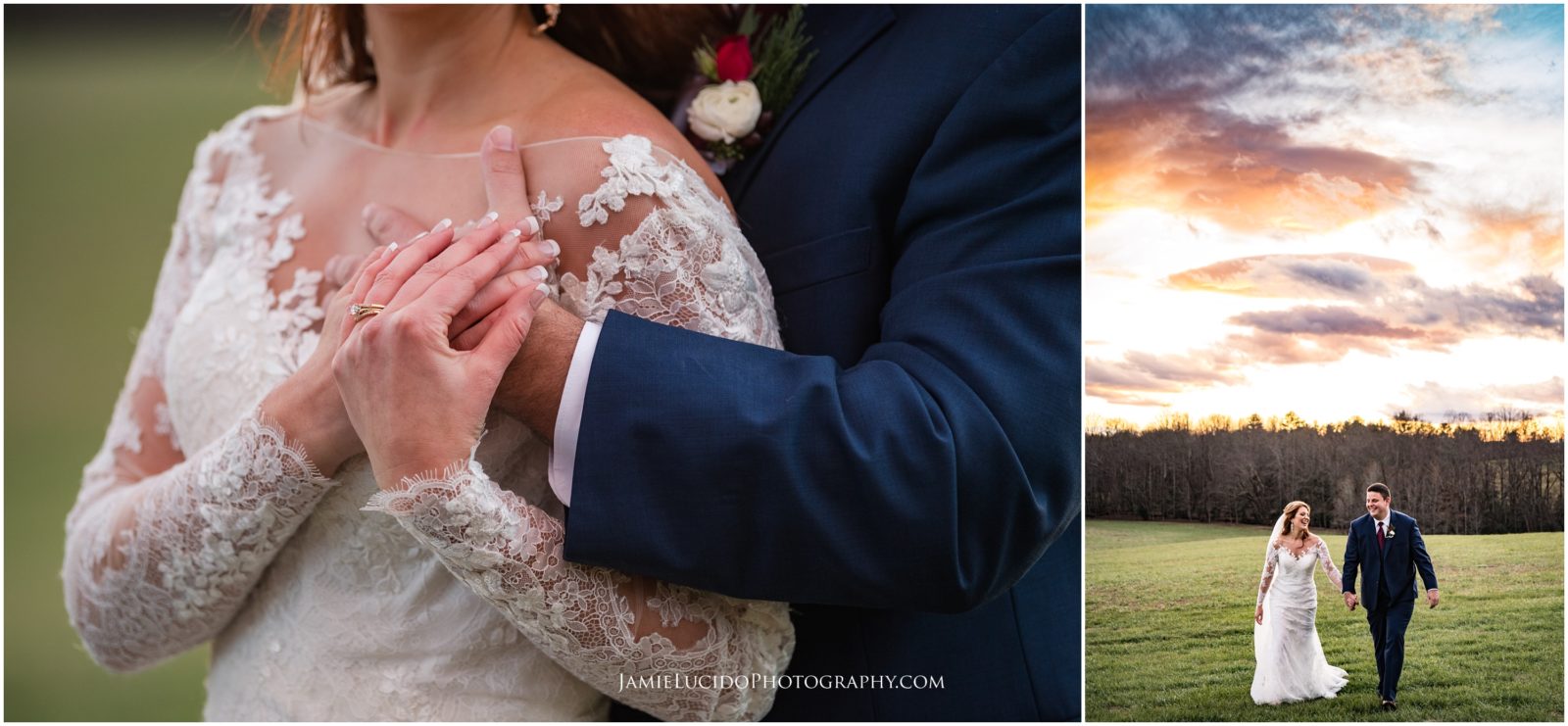 Winter Wedding at Lenoir Rhyne Grace Chapel with Jamie Lucido